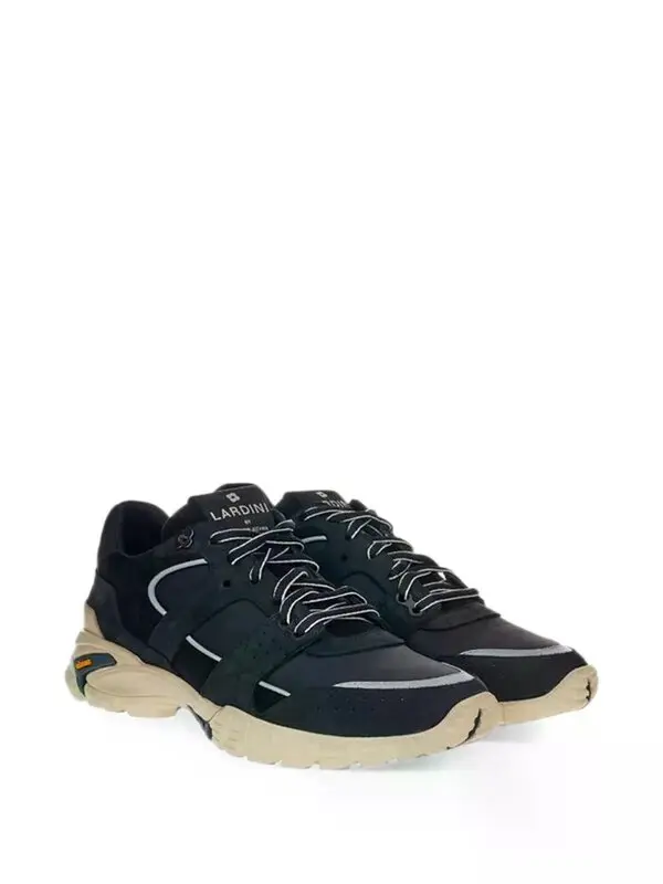 LARDINI Suede Panelled Sneakers