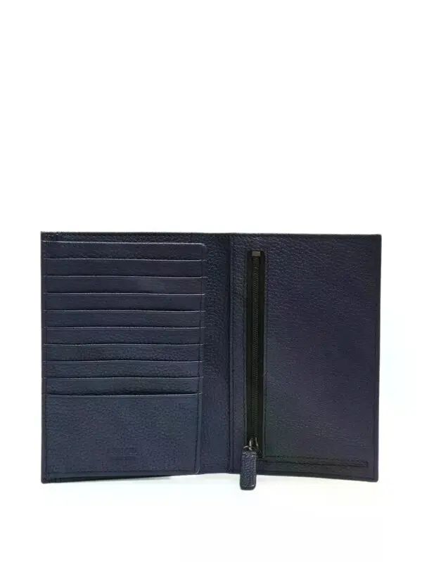 LANCEL Leon Grained-leather Wallet