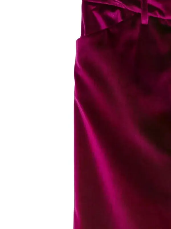 Barbara Bui Velvet Flared Trousers