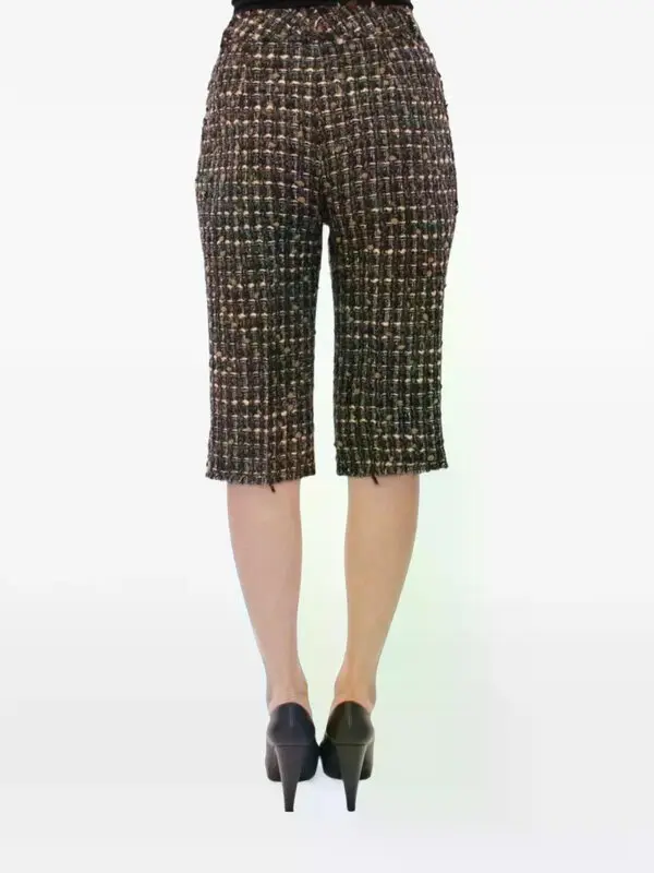 Dolce & Gabbana Tweed-effect Shorts - Brown
