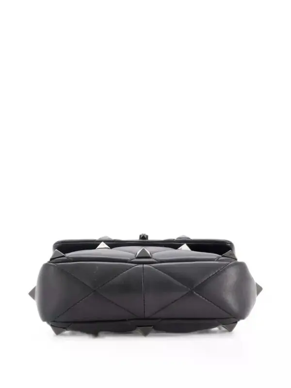 Valentino Garavani Roman Stud Flap Bag Quilted Leather Medium Crossbody Bag