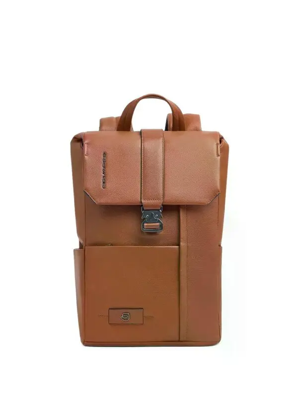 PIQUADRO Russel Leather Laptop Backpack