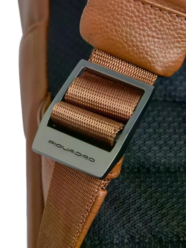 PIQUADRO Russel Leather Laptop Backpack