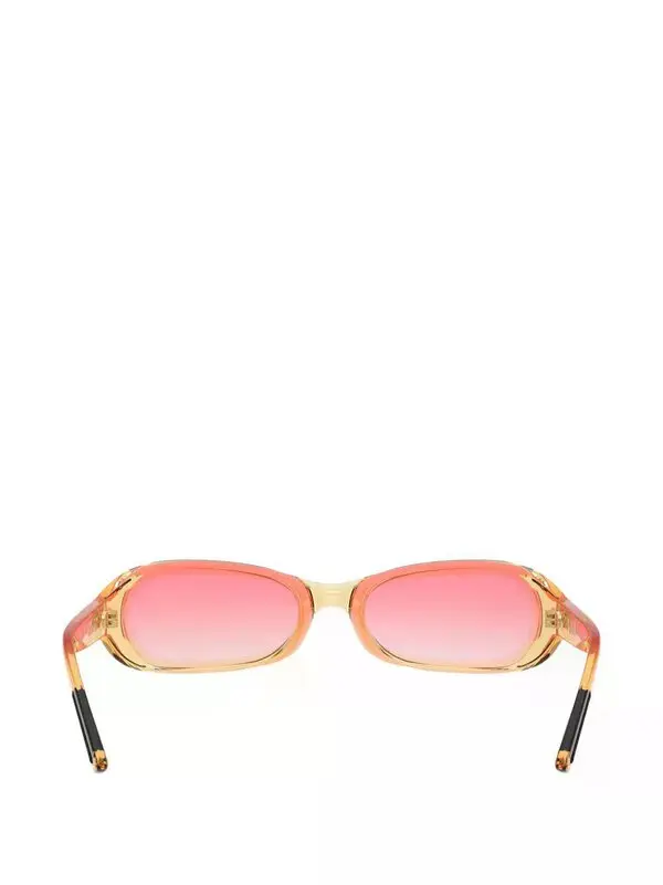 Miu Miu Rimless Rectangle-frame Sunglasses