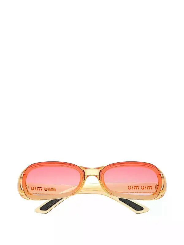 Miu Miu Rimless Rectangle-frame Sunglasses