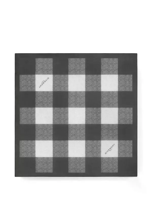 Givenchy Checked Square In Silk Georgette