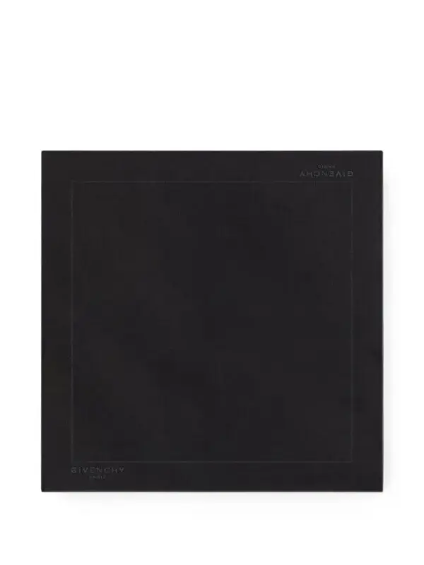 Givenchy Paris Pocket Square In Silk Jacquard