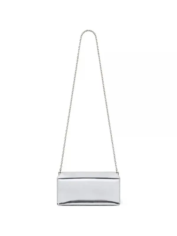 Givenchy Antigona Wallet On Chain In Mirror Leather