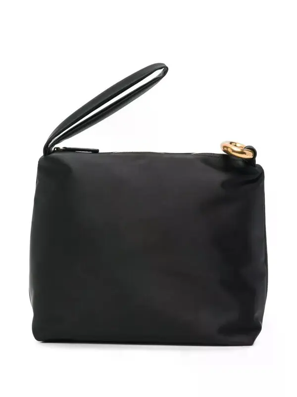 BY MALENE BIRGER Isadora Ring-detail Clutch Bag - Black