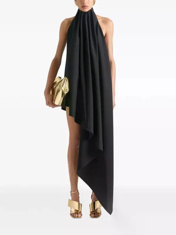 Givenchy Sliced Square Heeled Sandals In Mirror Effect Leather