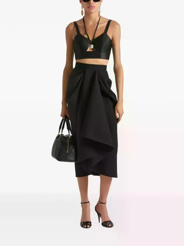 Givenchy Bra Top In Satin