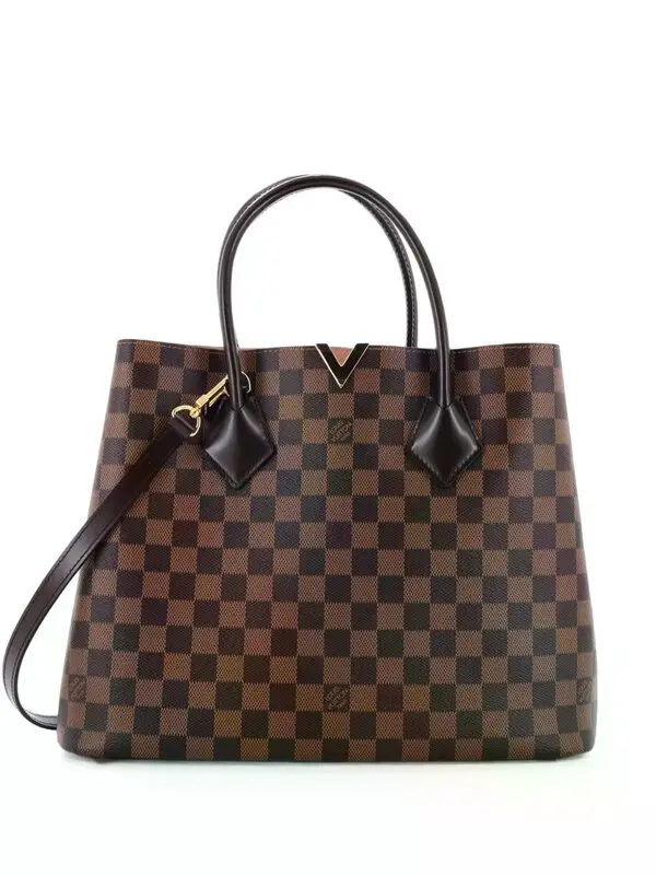 LOUIS VUITTON Kensington Handbag Damier Tote Bag