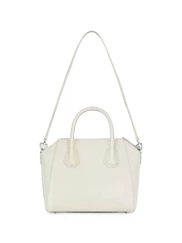 Givenchy Small Antigona Bag In Box Leather - Neutrals
