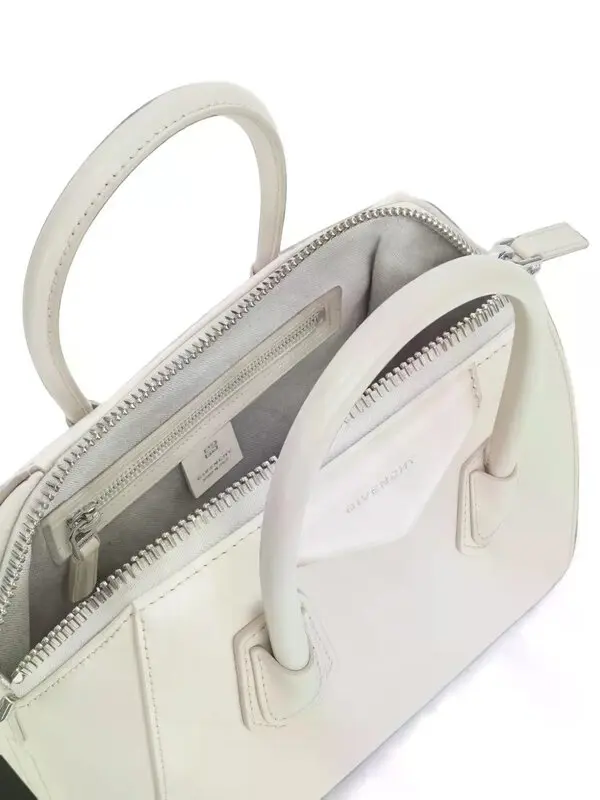 Givenchy Small Antigona Bag In Box Leather - Neutrals