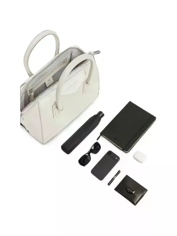 Givenchy Small Antigona Bag In Box Leather - Neutrals