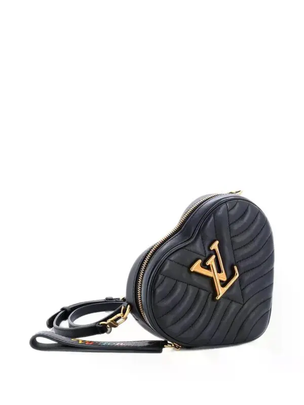LOUIS VUITTON New Wave Heart Quilted Leather Crossbody Bag