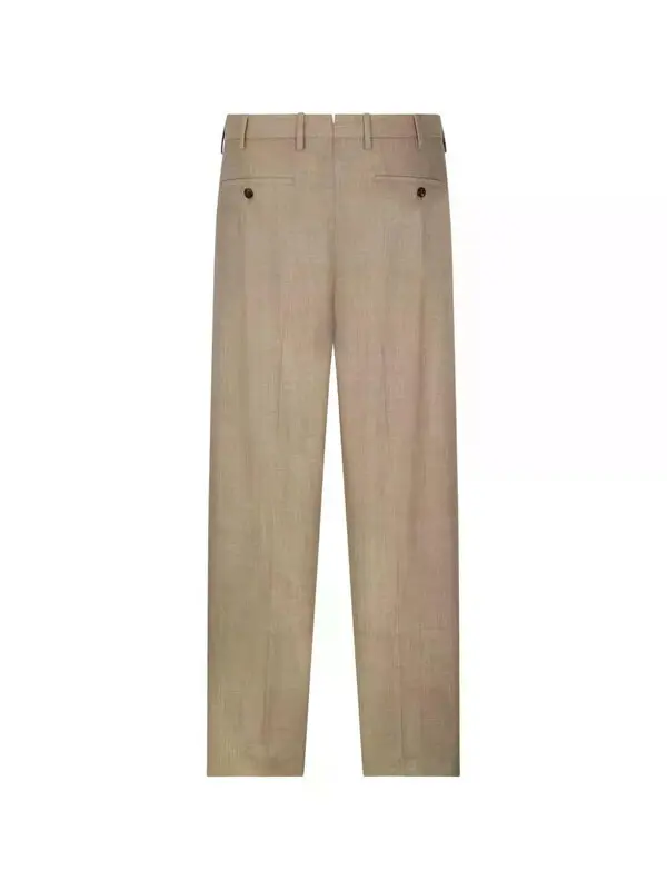 SLOWEAR Pleated Virgin-wool Tailored Trousers