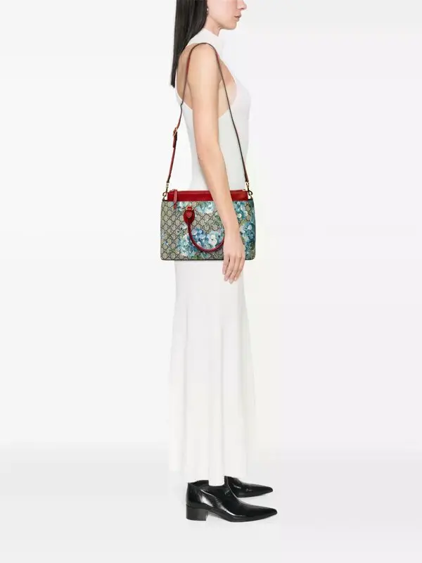 Gucci 2000-2015 Gg Supreme Blooms Linea A Satchel