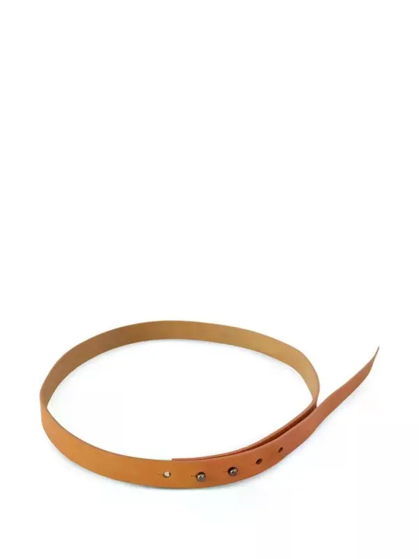 Costume National Stud-fastening Leather Belt - Neutrals