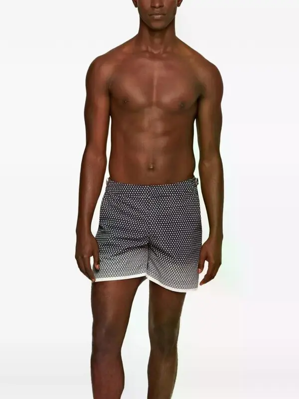 Orlebar Brown Bulldog Floret-print Swim Shorts - Blue