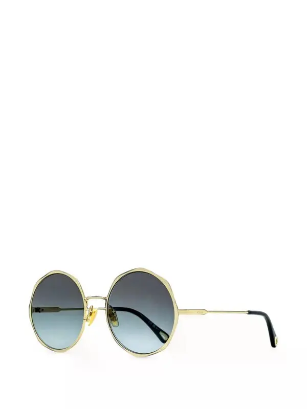 Chloé Scalloped Round-frame Sunglasses