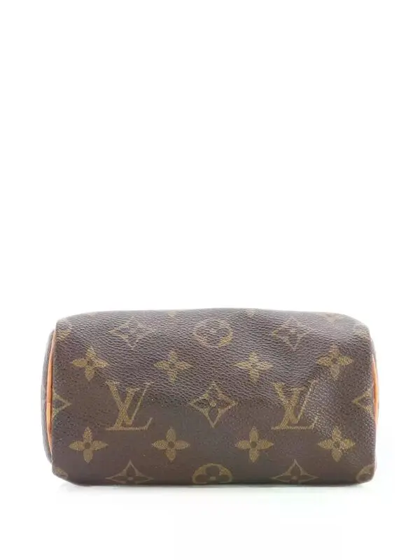 LOUIS VUITTON Speedy Mini Hl Handbag Monogram Canvas Satchel