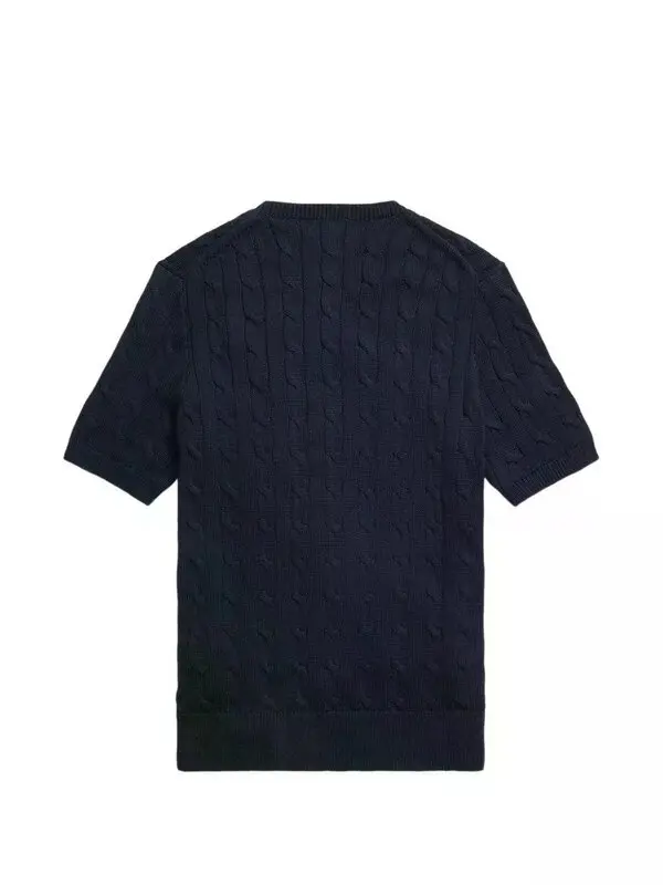 Polo Ralph Lauren Cable-knit Short-sleeve Sweater