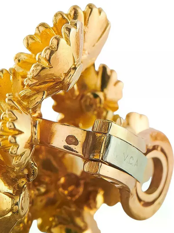 Van Cleef & Arpels Floral Clip-on Earrings