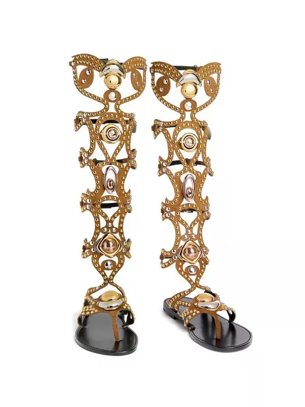 Emilio Pucci Embellished Gladiator Sandals