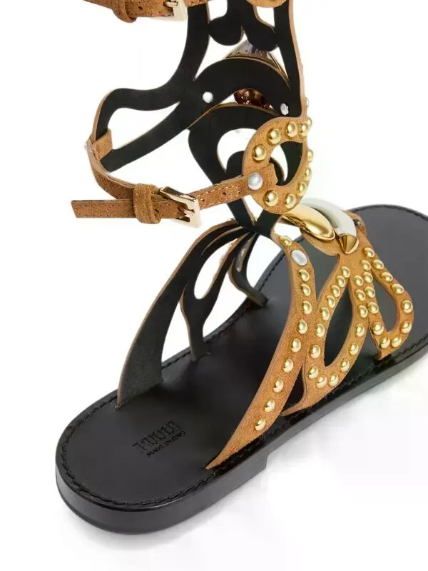 Emilio Pucci Embellished Gladiator Sandals