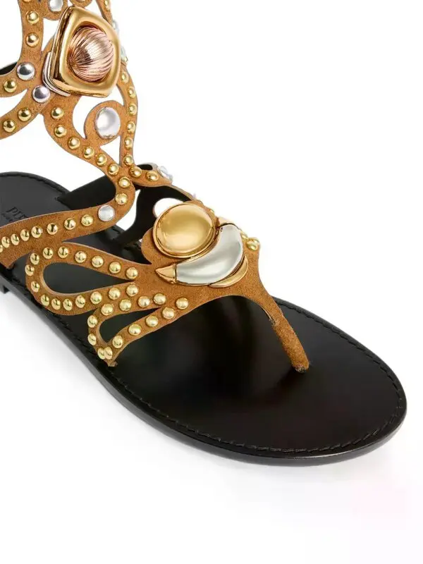 Emilio Pucci Embellished Gladiator Sandals