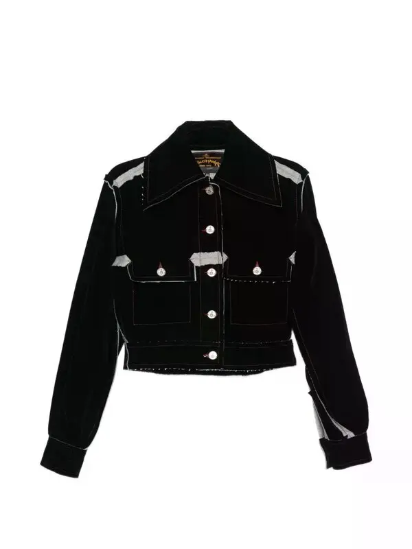 VIVIENNE WESTWOOD 2010 Orb-engraved Button Jacket - Black