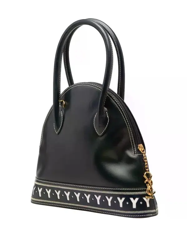 Saint Laurent 20th Century Leather Y Cutout Satchel