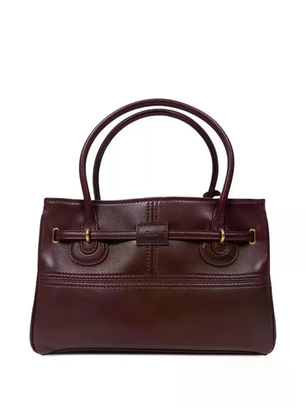Chloé Small Paddington Leather Tote Bag - Red