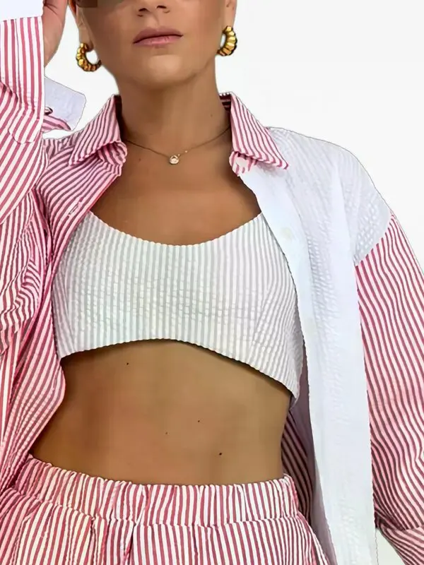 KIMBERLY TAYLOR Ashley Seersucker Shirt