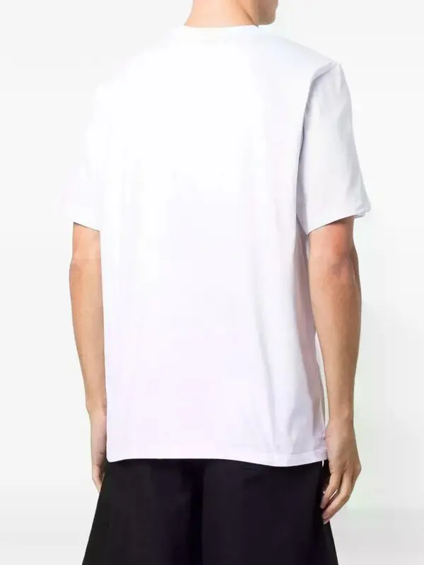 MSGM Logo-print Cotton T-shirt - White