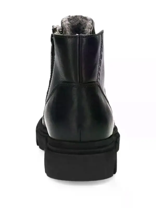 BUGATTI Lace-up Leather Ankle Boots