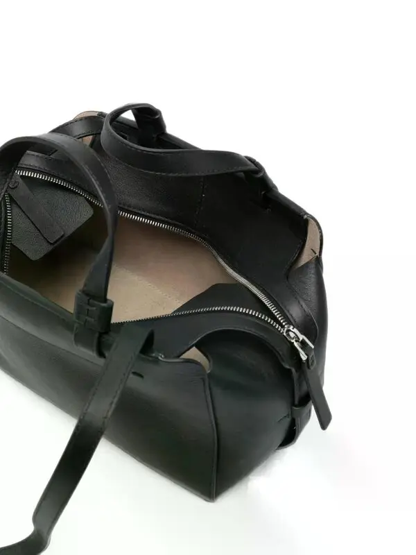 BONASTRE T Leather Tote Bag - Black