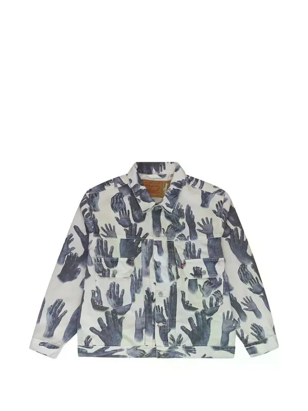 DENIM TEARS X Levi's Hands-print Denim Jacket