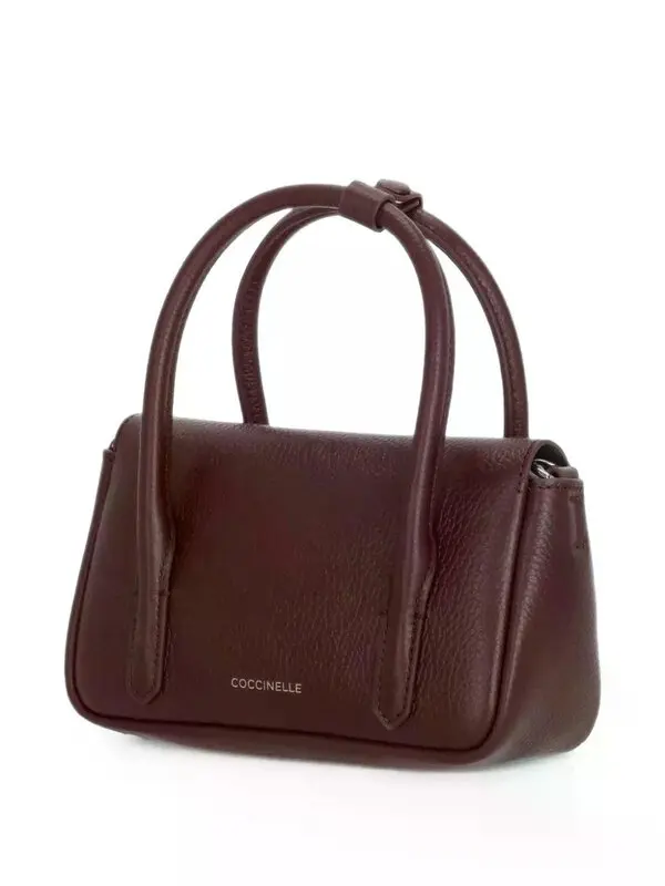 COCCINELLE Mini C-me Grained-leather Tote Bag