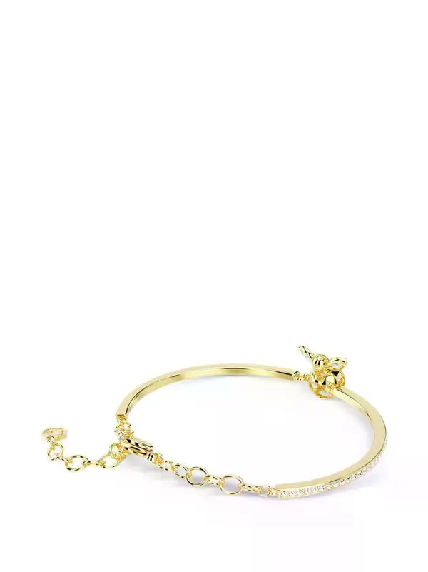 SWAROVSKI Idyllia Crystal-embellished Bee Bracelet - Gold