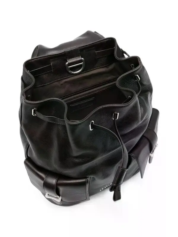 Orciani Jones Lagoon Leather Backpack