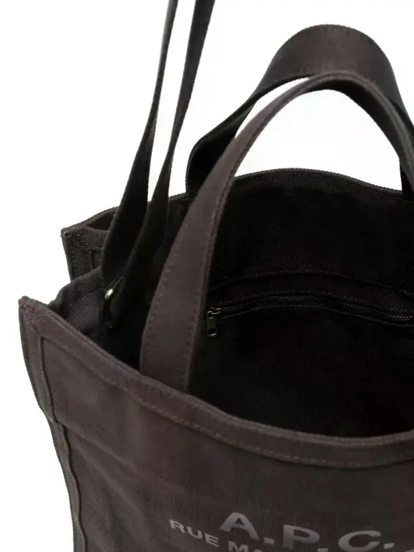 A.p.c. Récupération Logo-print Tote Bag - Brown