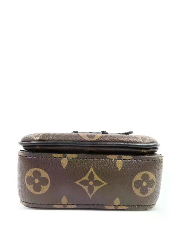 LOUIS VUITTON Monogram Macassar S-lock Shoulder Bag