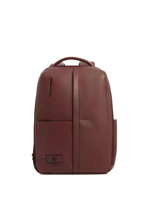 PIQUADRO Leather Laptop Backpack - Brown