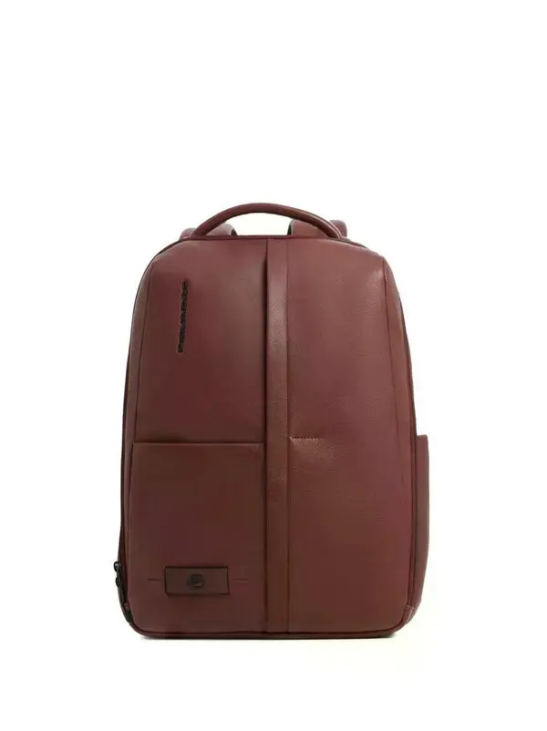 PIQUADRO Leather Laptop Backpack