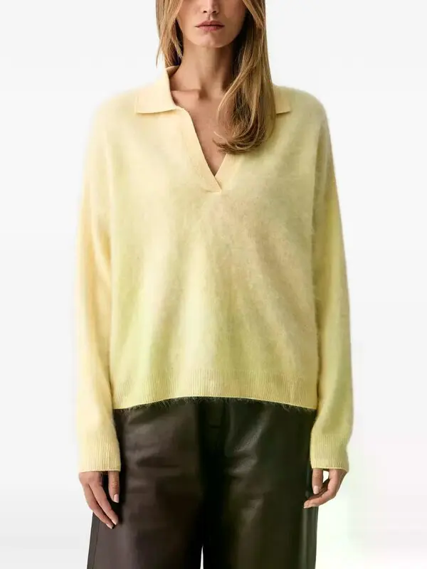 VICOLO V-neck Sweater - Yellow