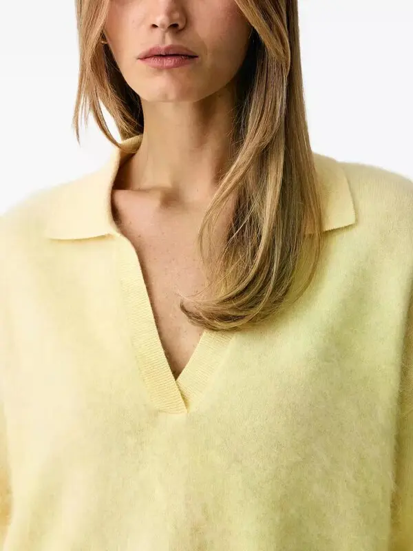 VICOLO V-neck Sweater - Yellow