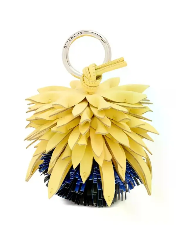 Givenchy Bicolor Thistle Charm In Nappa Leather