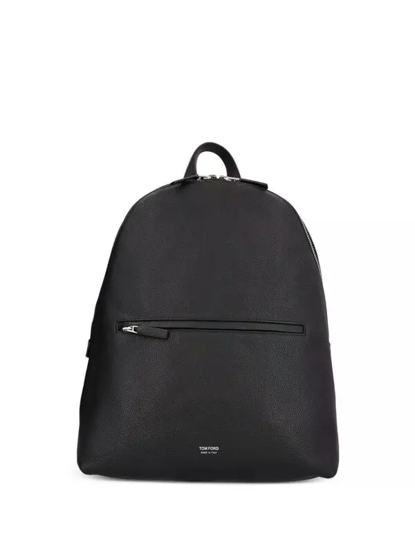 TOM FORD Grained Leather Backpack - Black